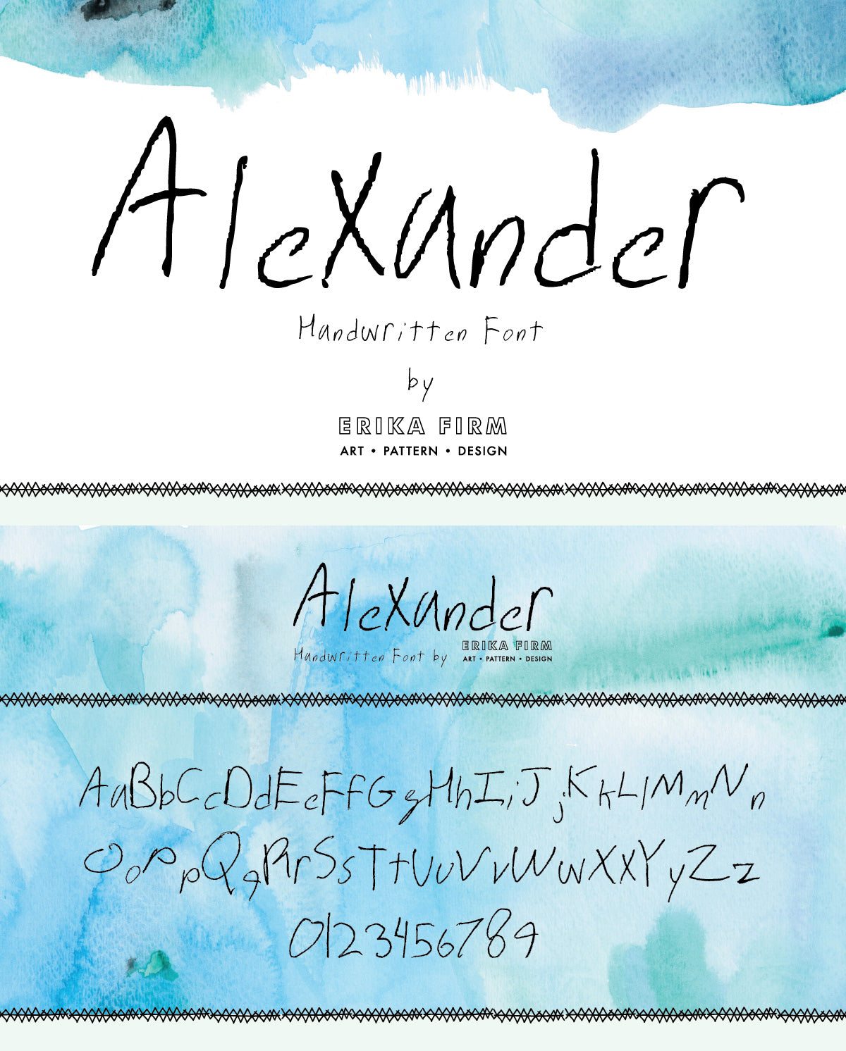 Alexander font – Erika Firm